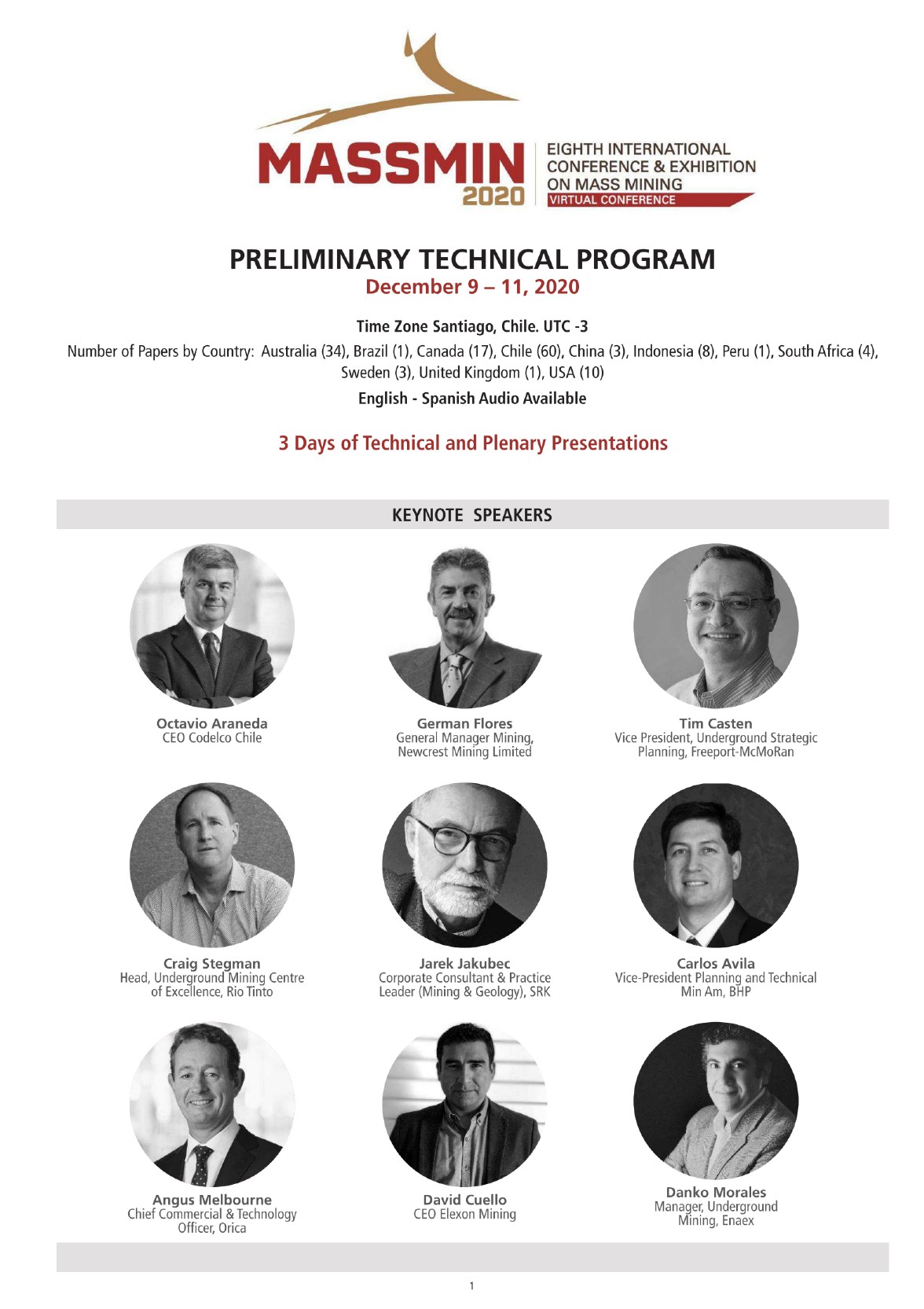 MassMin2020: en la recta final - Universidad de Chile