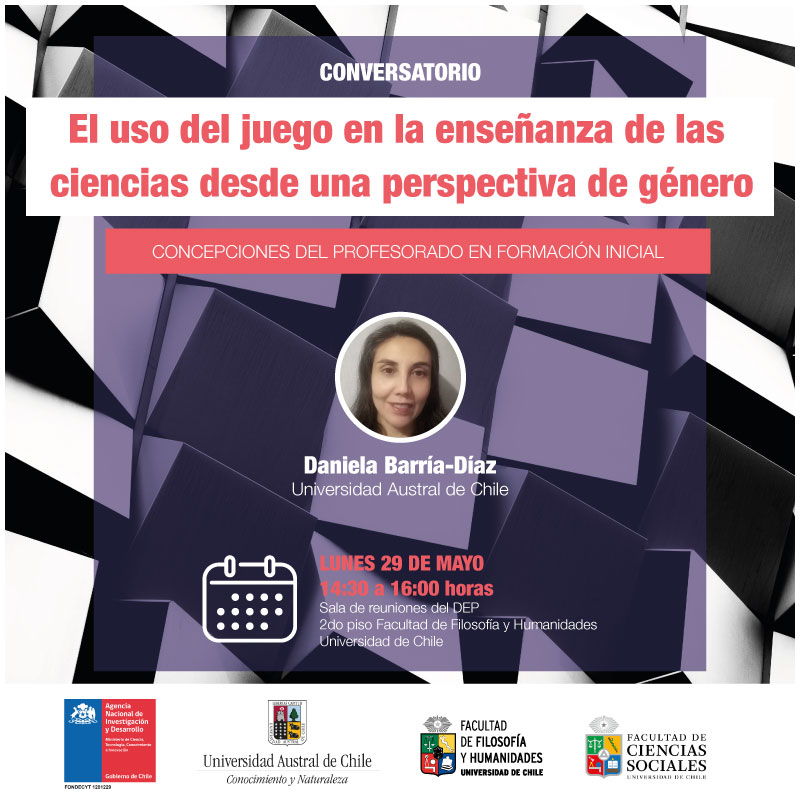 Conversatorio El uso del juego en la enseñanza de las ciencias desde una perspectiva de género ...