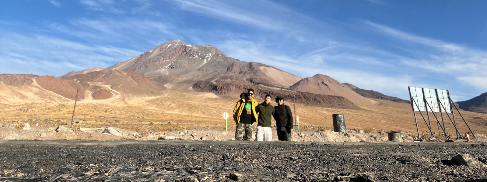 Investigadores del DGF descargaron datos geodésicos desde el volcán ...