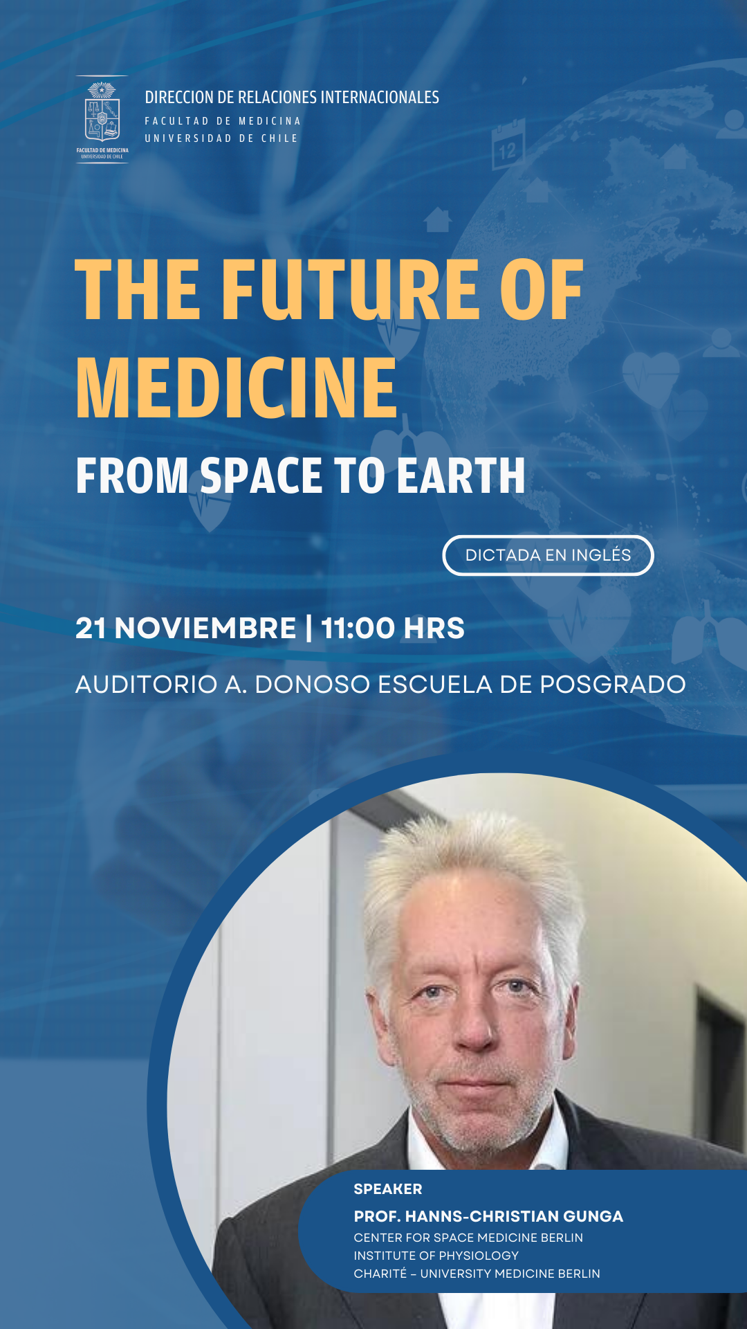 The Future of Medicine: from Space to Earth - Universidad de Chile