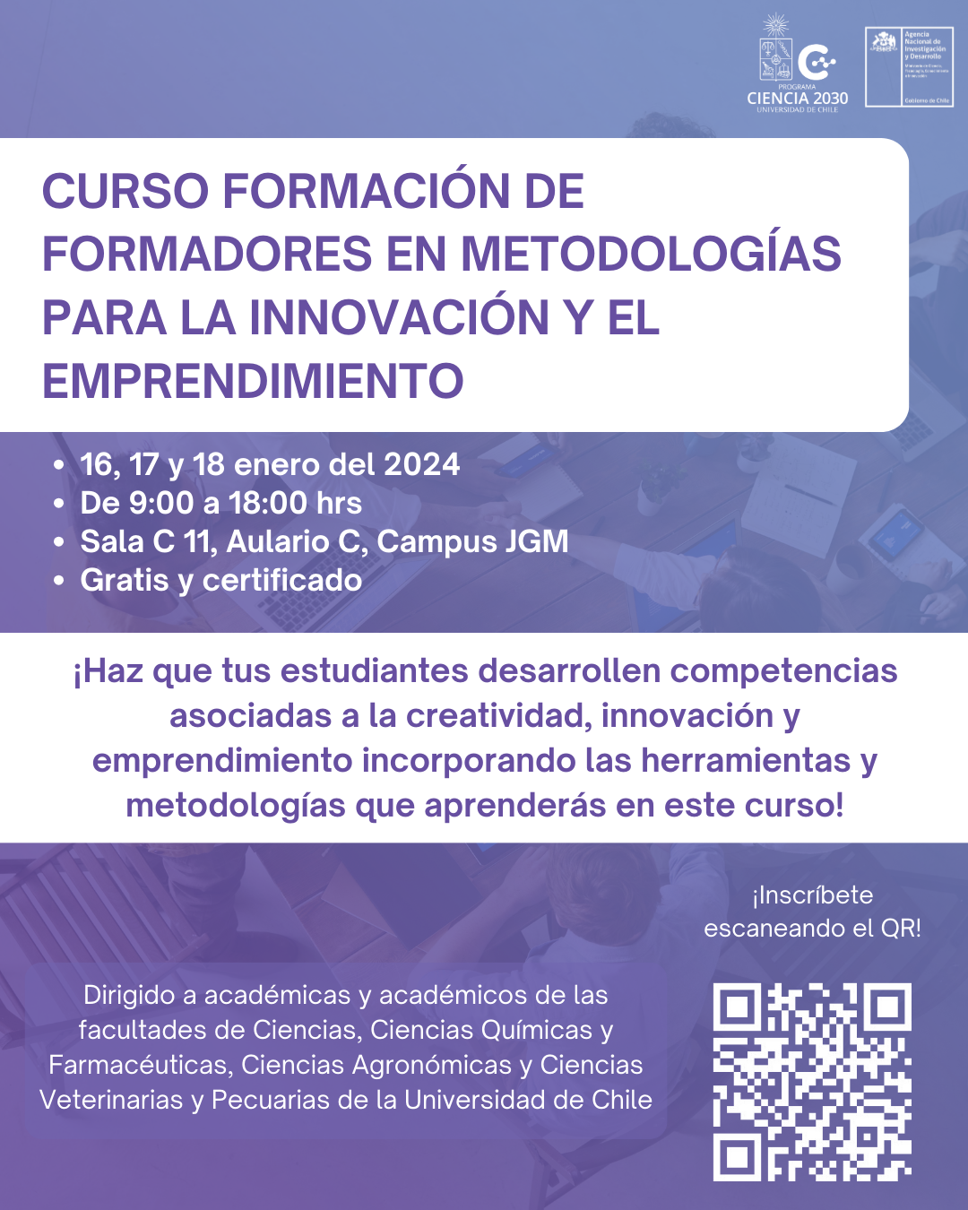 Curso “Formación de formadores en metodologías para la innovación y el ...