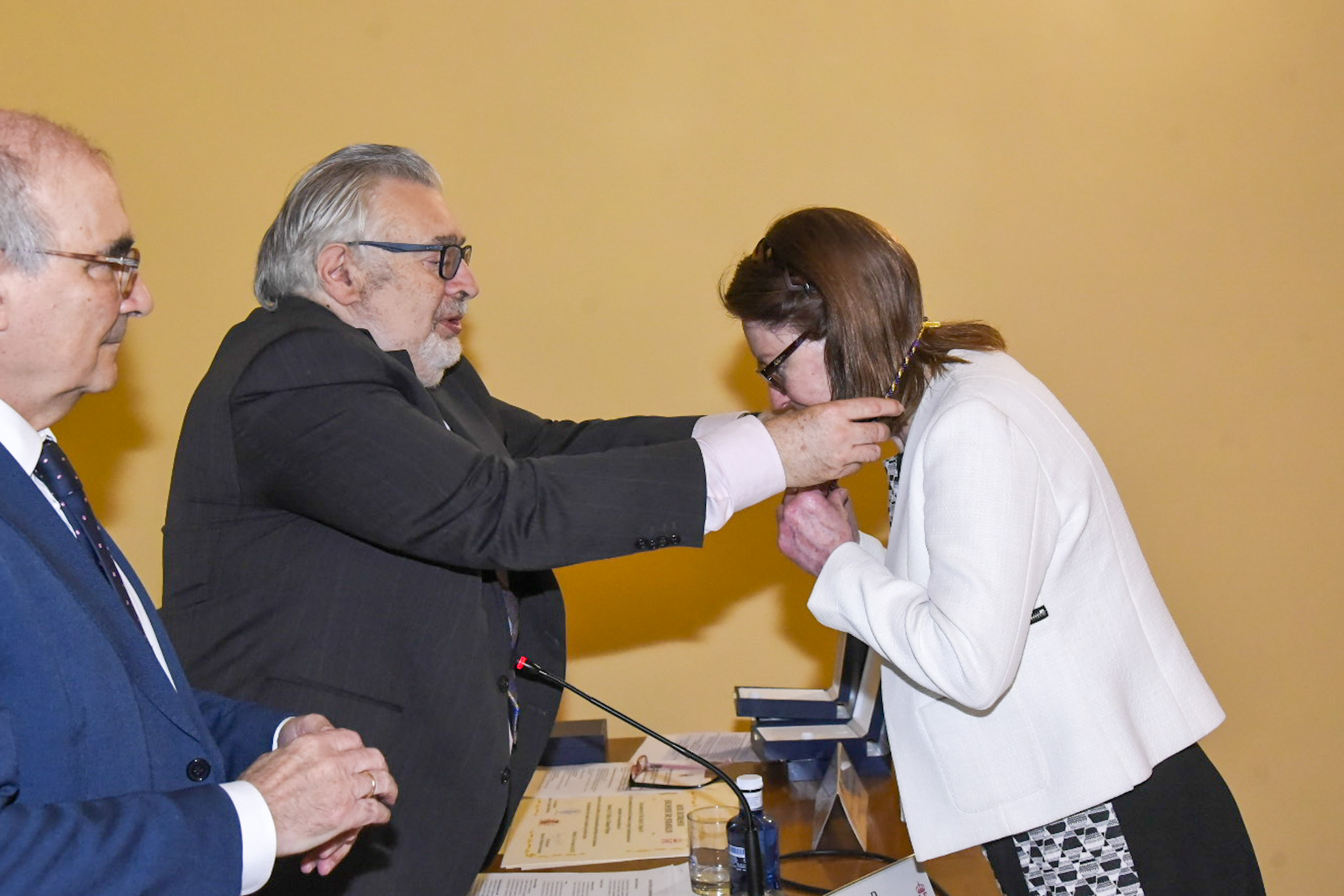 Dra. Carla Delporte recibió medalla de la RANF. - Universidad de Chile