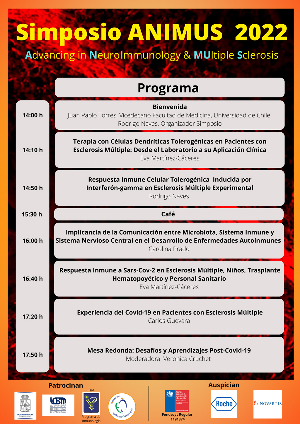 Simposio ANIMUS 2022: Advancing in NeuroImmunology and MUltiple ...