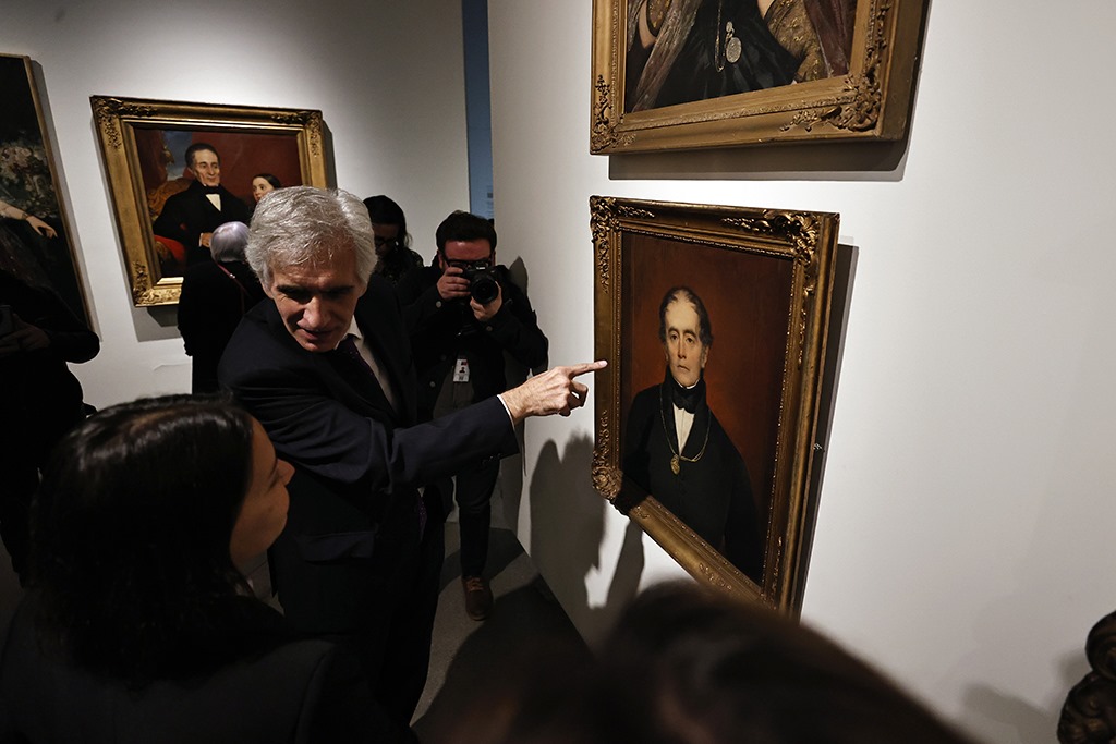 Clásico retrato de Andrés Bello forma parte de histórica exposición del ...