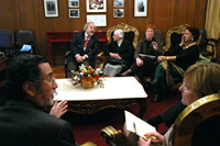 Rector se Reúne con Académicos de la Universidad de Harvard